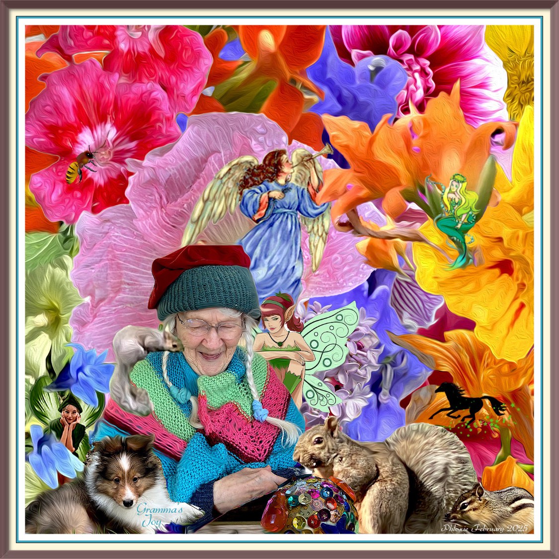 Solve Gramma's Joy jigsaw puzzle online with 16 pieces