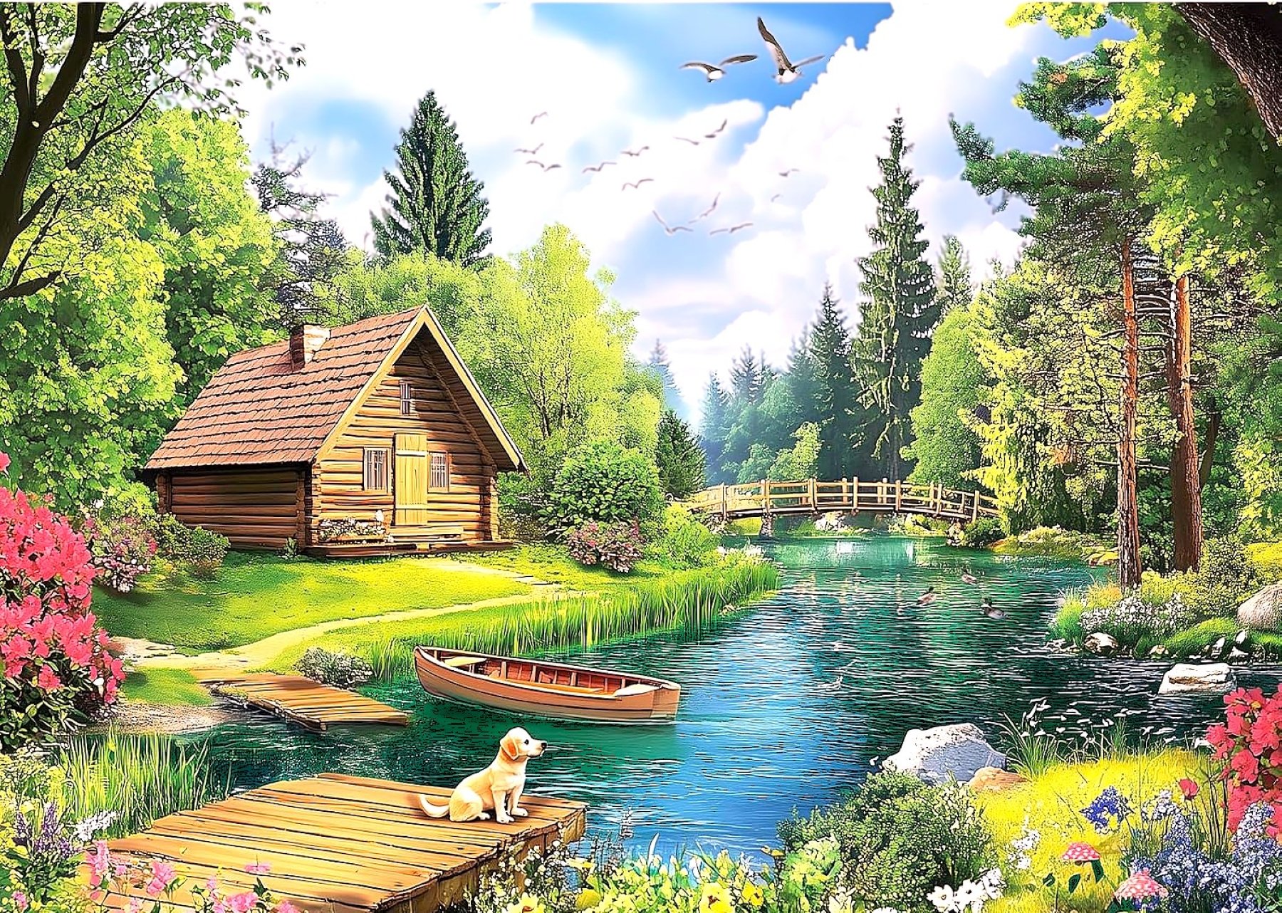 Solve End of Summer jigsaw puzzle online with 96 pieces