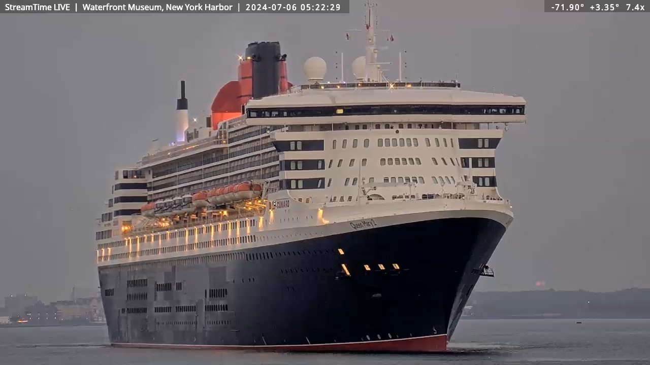 Solve Queen Mary 2 7/6/24 jigsaw puzzle online with 66 pieces