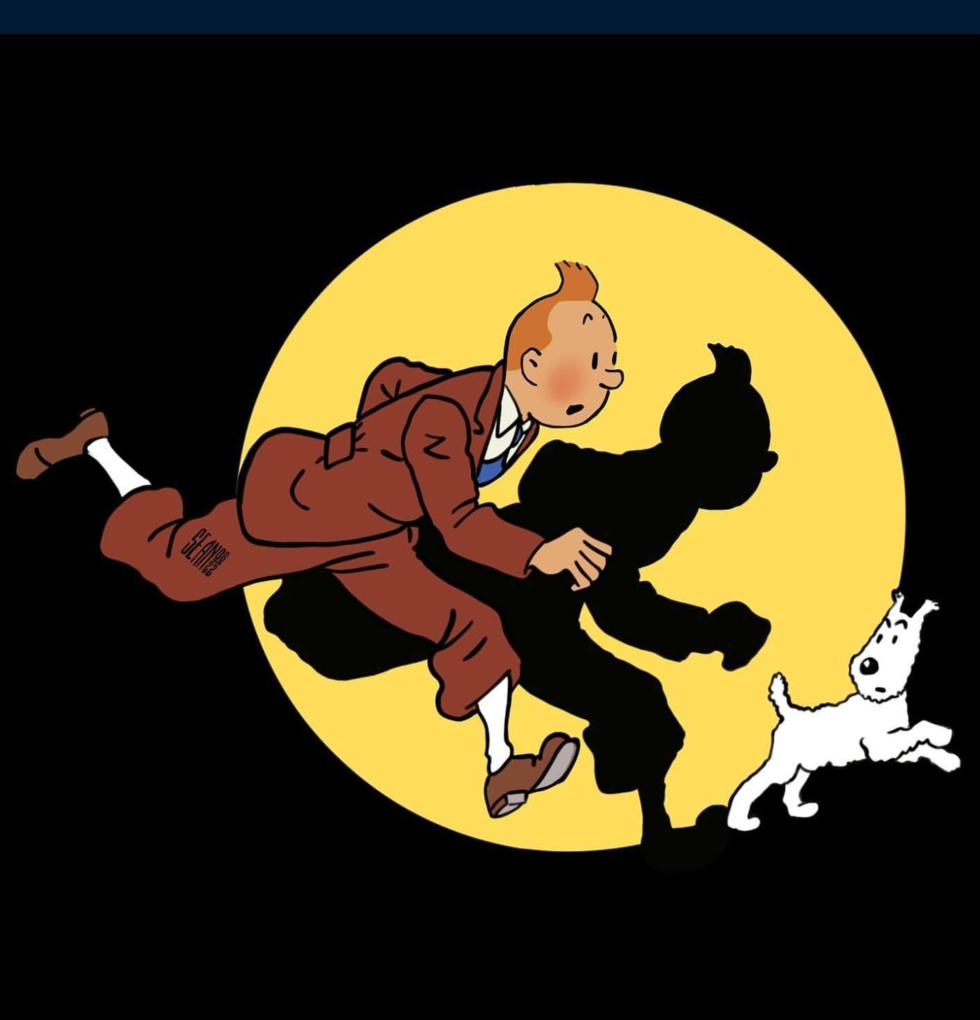 Solve Tintin On The Run jigsaw puzzle online with 64 pieces