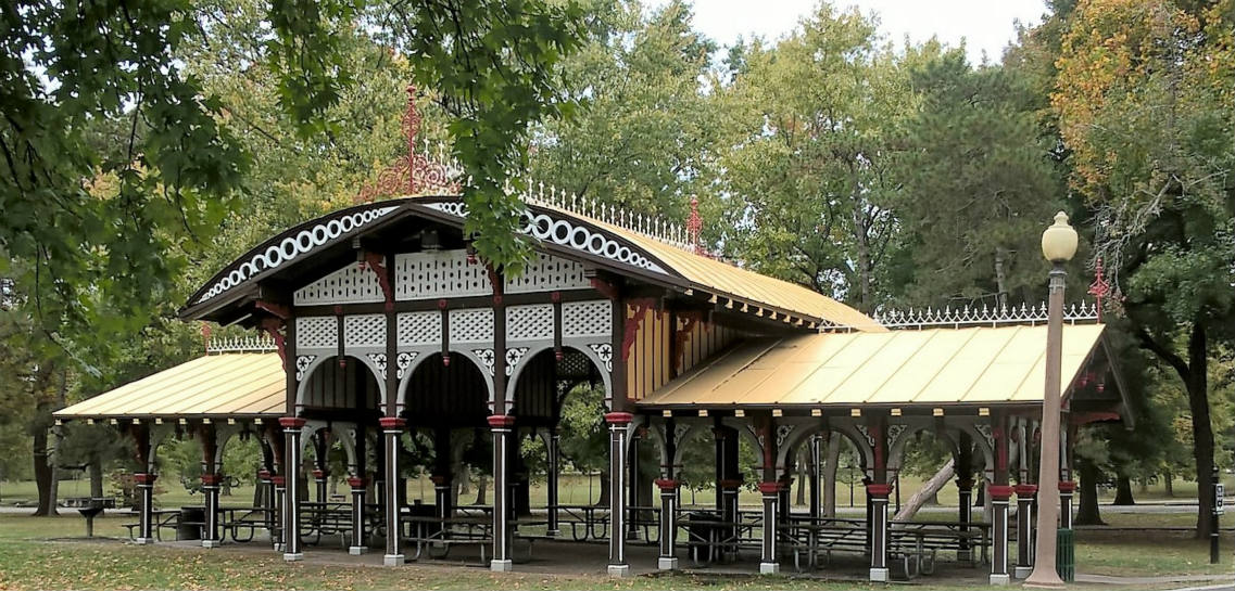 Jigsaw Puzzle | 21 Teile | Sons of Rest Pavilion, Tower Grove Park, St ...