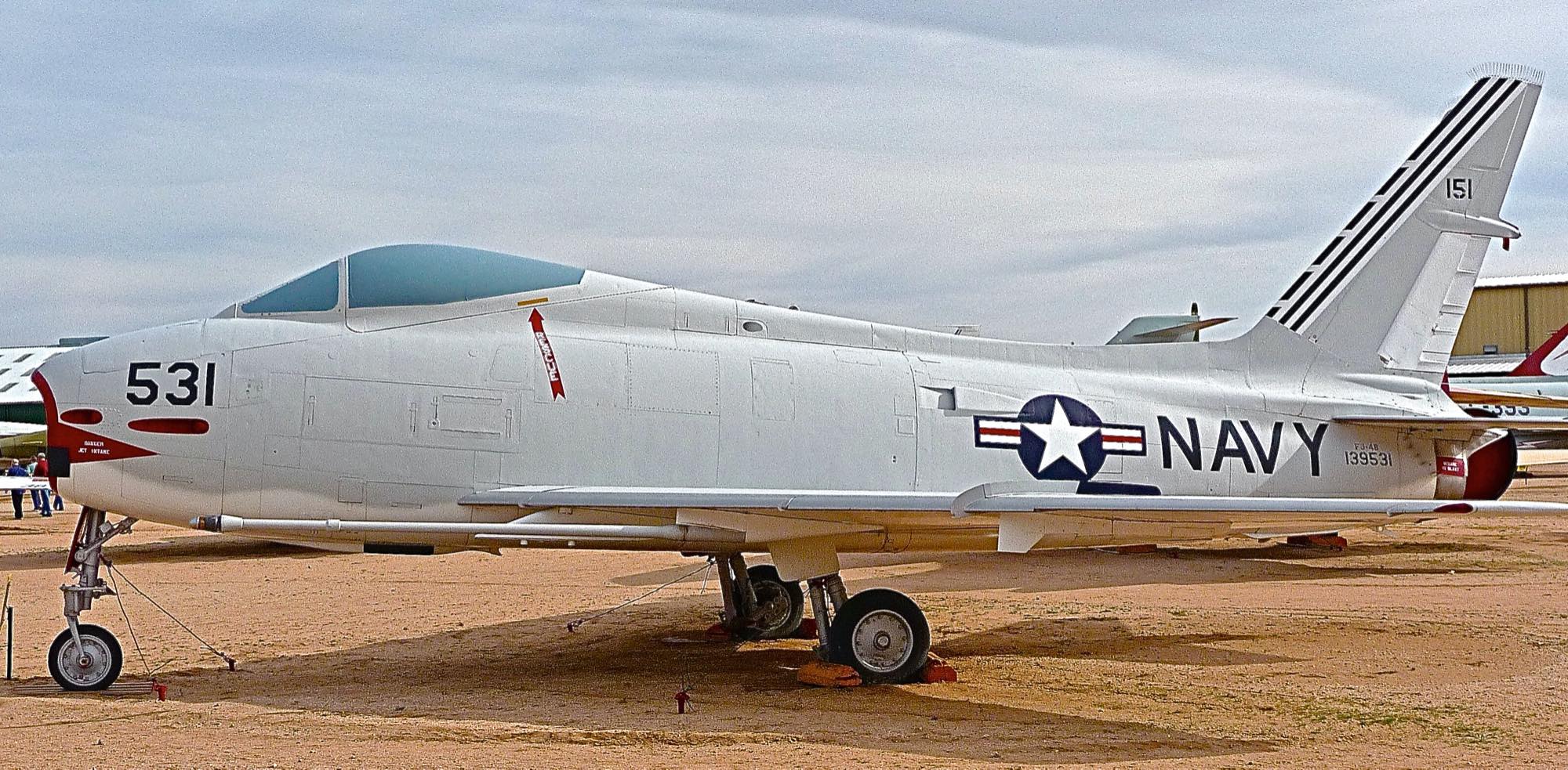 Solve North American FJ-4B Fury. Pima Air and Space Museum. jigsaw ...