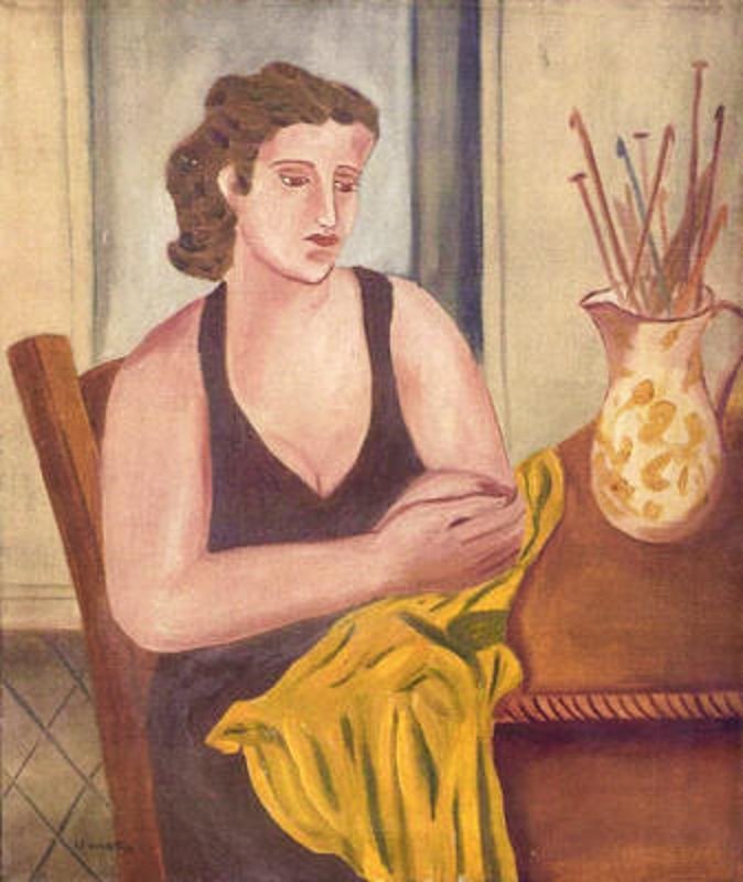 Solve Portrait of Eve Peri by Umaña Mendez (1908-1994) Circa 1933 ...