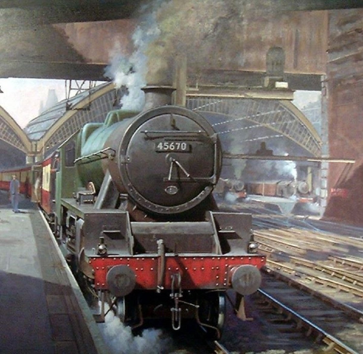 Solve LMS Jubilee Class 4-6-0 45670 Howard of Effingham at Liverpool ...