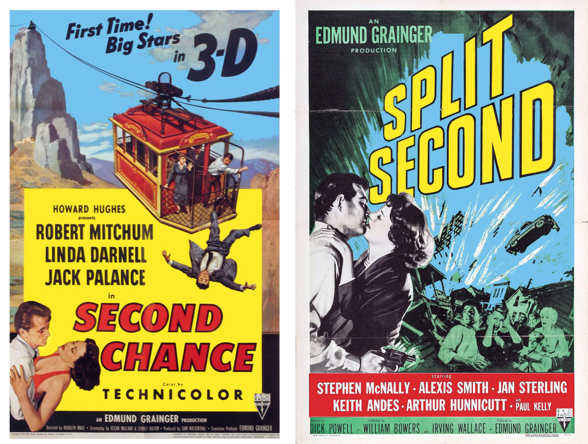 Solve Second Chance ~ 1953 and Split Second ~ 1992 jigsaw puzzle online ...
