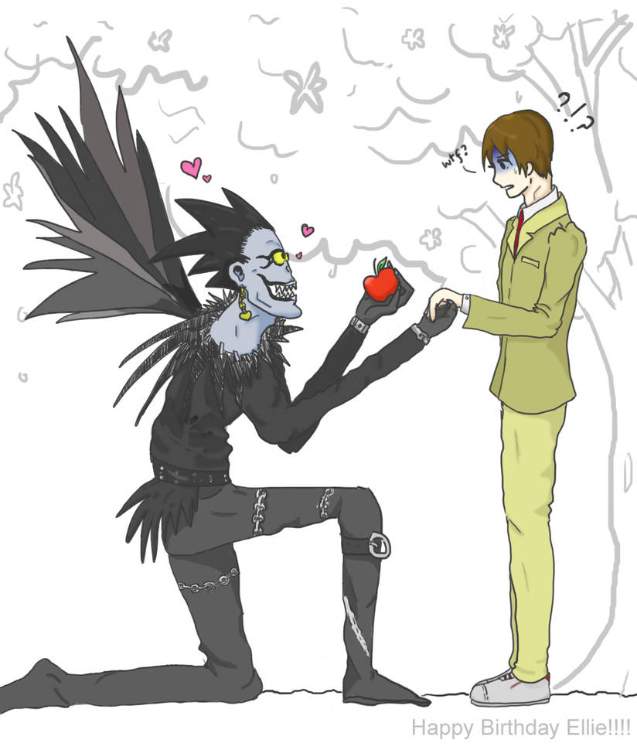 Solve Death Note - 🍥Ryuk x Light Yagami🍥 jigsaw puzzle online with 9 pieces
