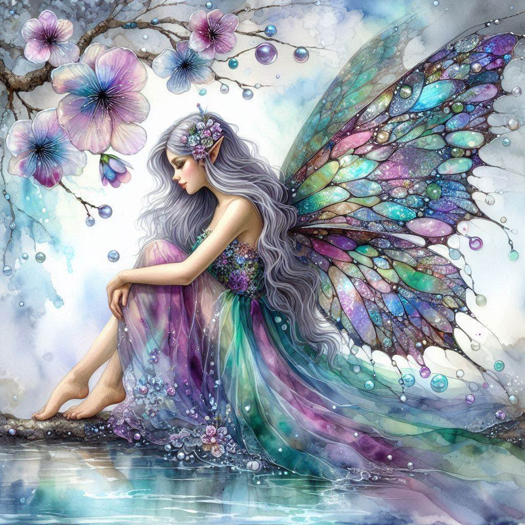 Solve Purple fairy (resize 9 to 306 pieces) jigsaw puzzle online with ...