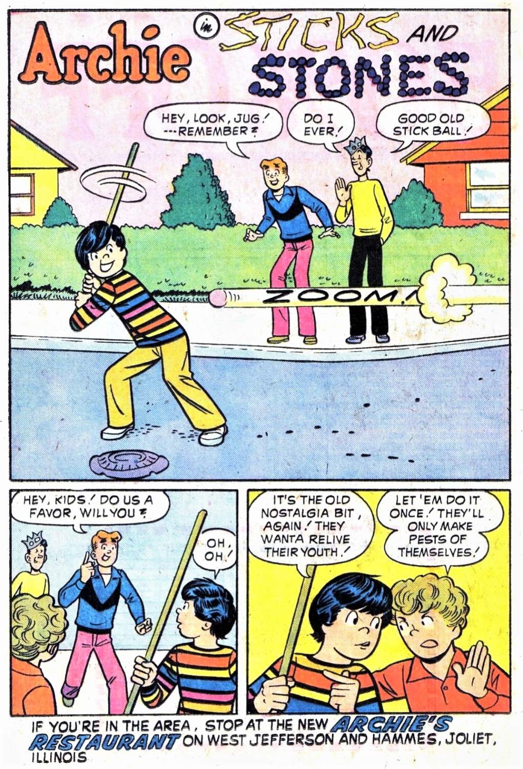 Solve Archie: Sticks And Stones jigsaw puzzle online with 96 pieces