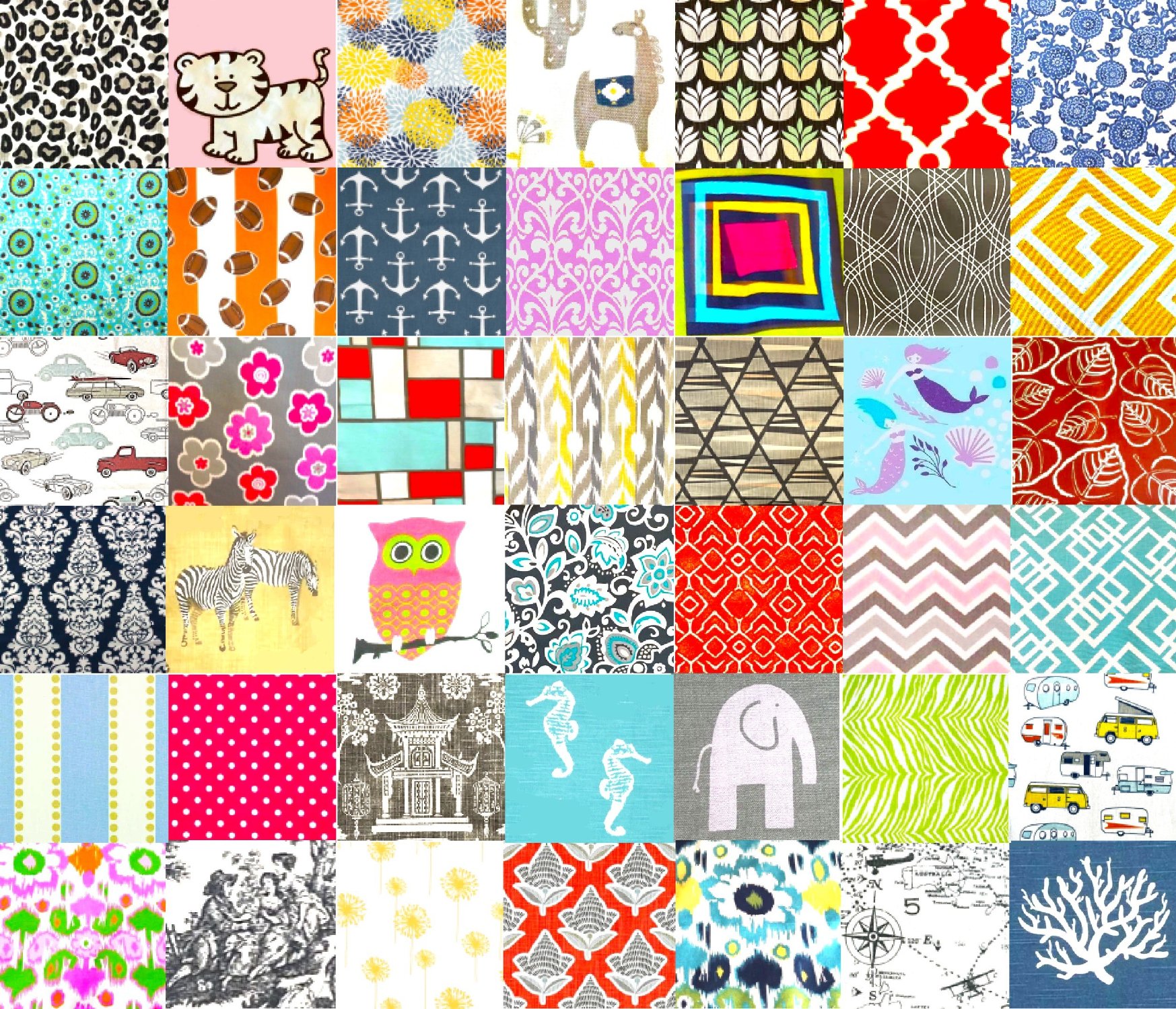 Solve PATCHWORK PREMIER FABRIC jigsaw puzzle online with 72 pieces