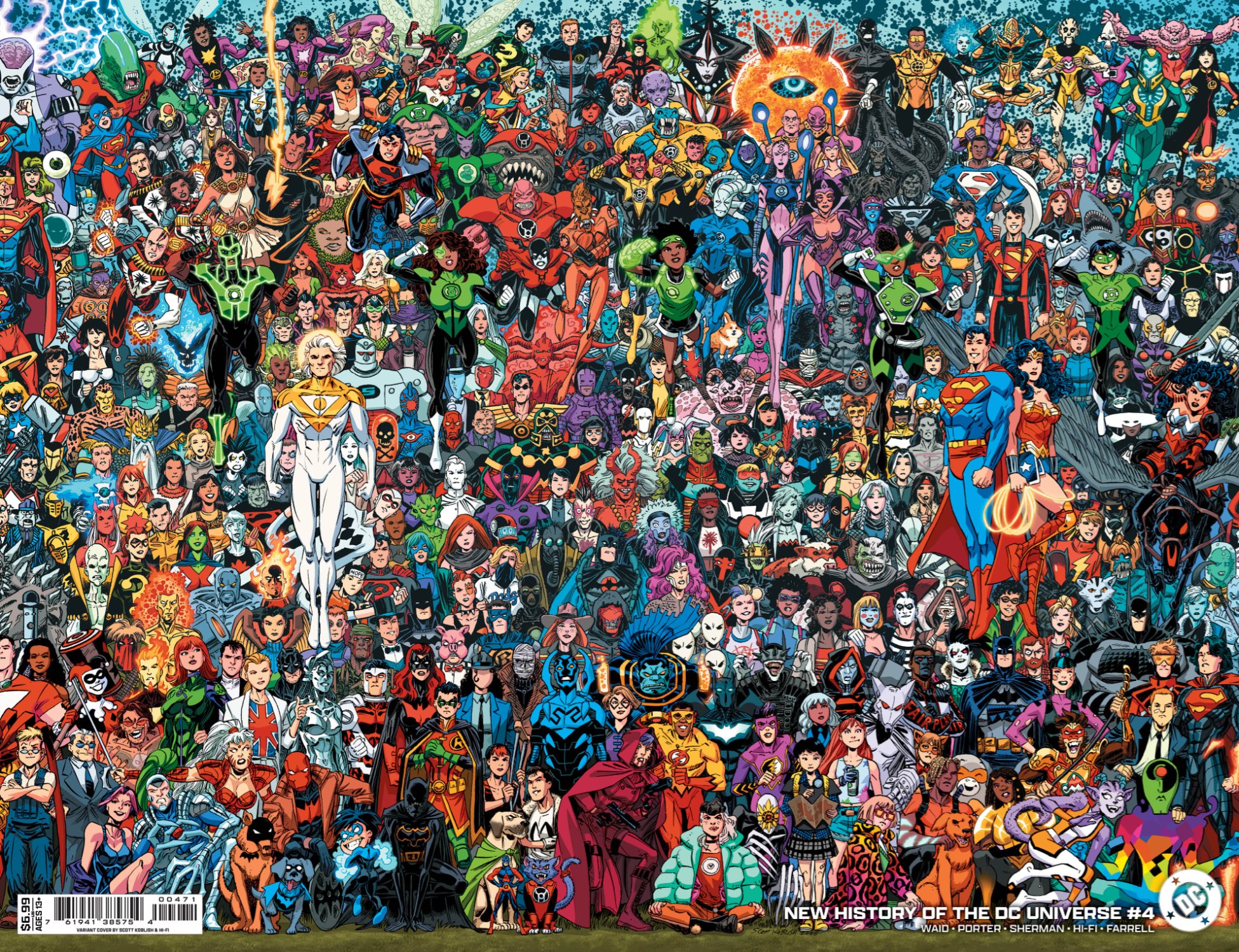 Solve New History Of The DC Universe #2 jigsaw puzzle online with 594 ...