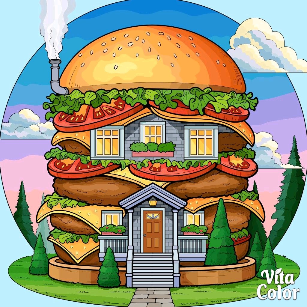 Solve Burger anyone . . . . . jigsaw puzzle online with 9 pieces