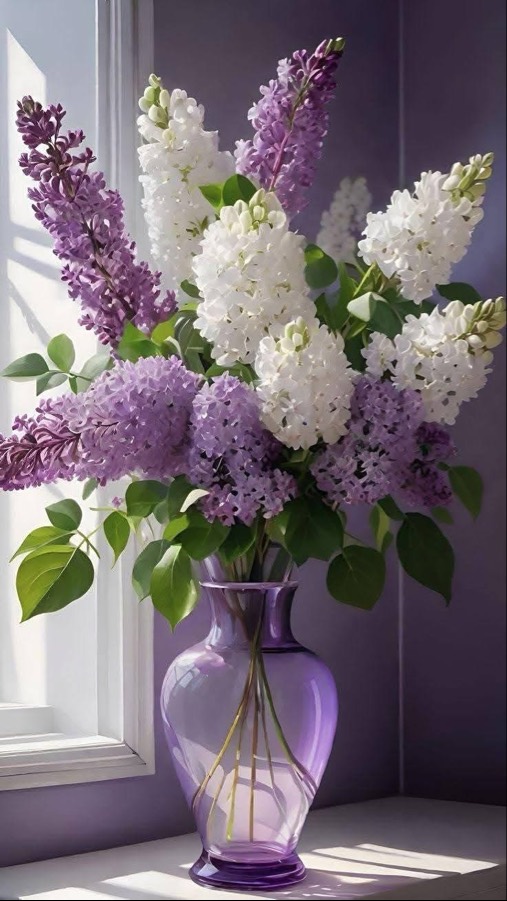 Jigsaw Puzzle | 28 pieces | Lilac plants | Jigidi
