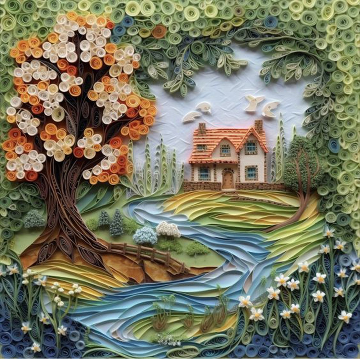 Solve Şirin Şeker Ev jigsaw puzzle online with 196 pieces