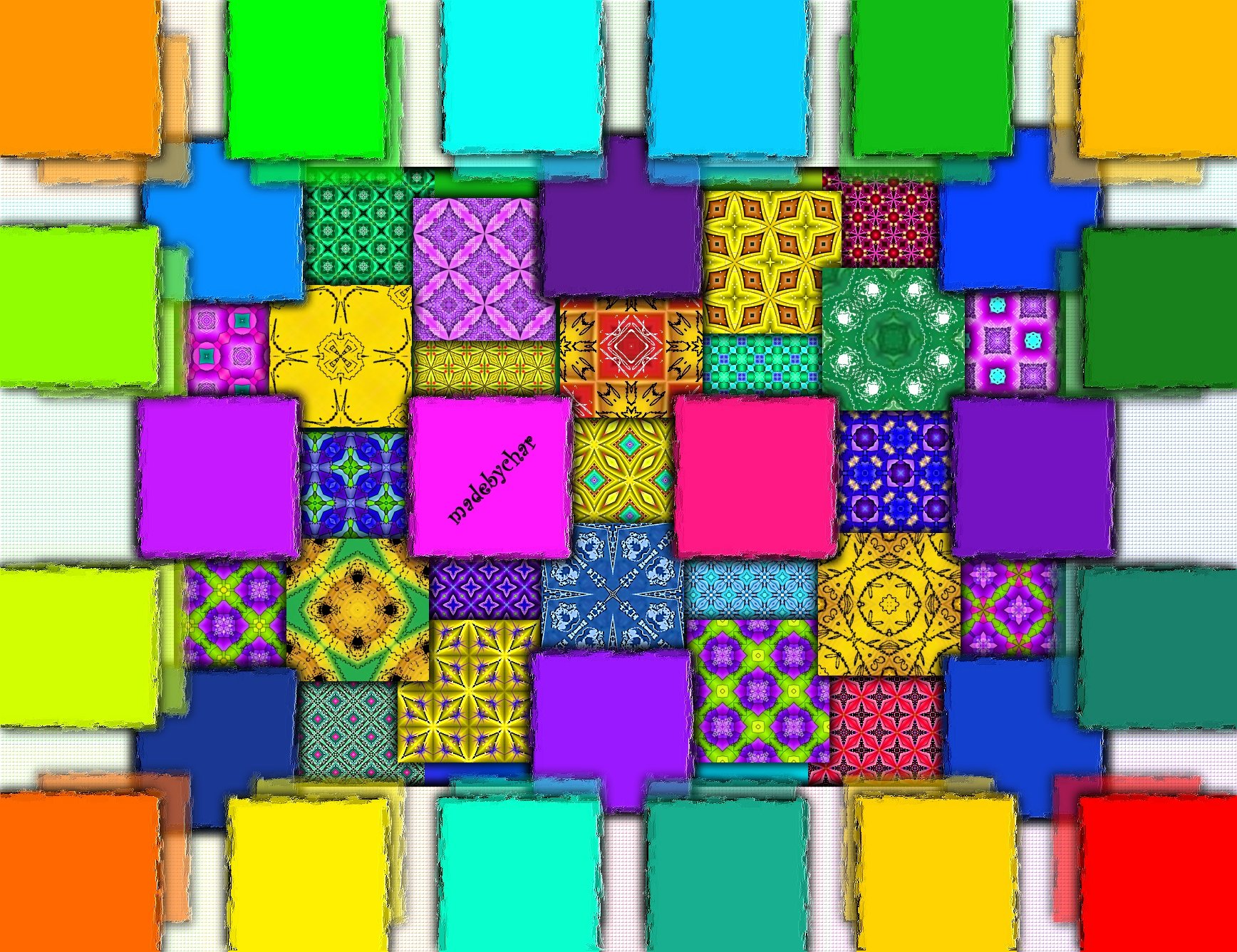 Solve Pretty Patterns... jigsaw puzzle online with 192 pieces