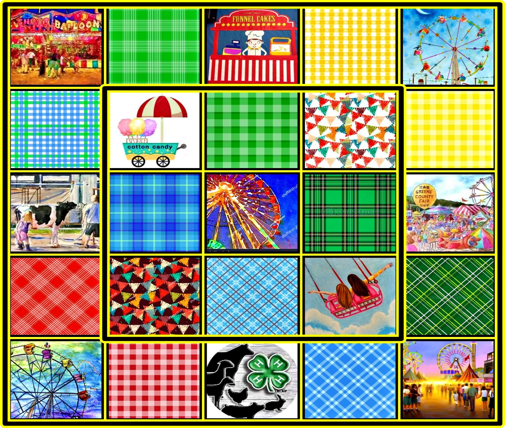 Jigsaw Puzzle | 437 pieces | County Fair (W) | Jigidi