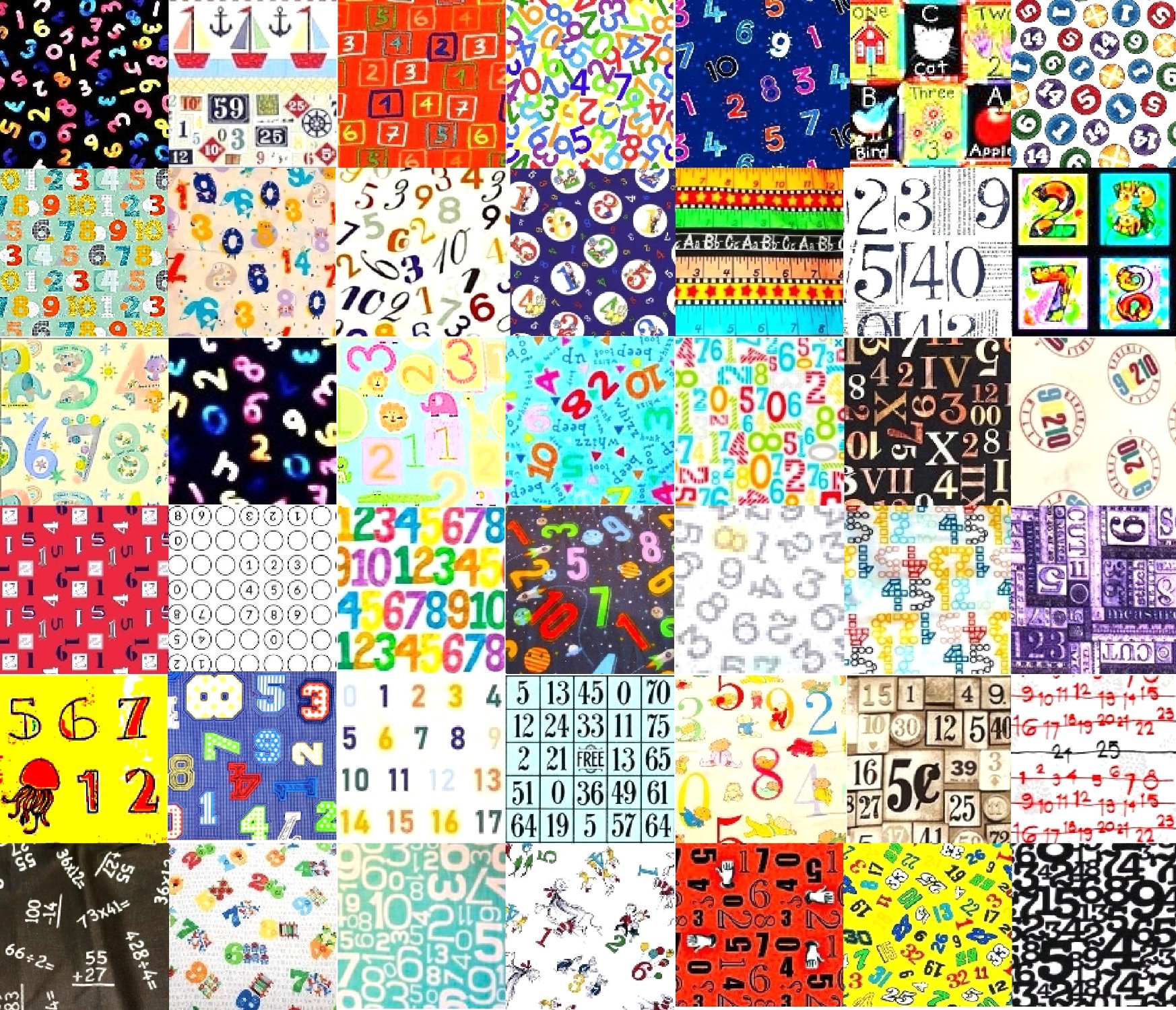 Solve PATCHWORK NUMBERS 3 jigsaw puzzle online with 255 pieces