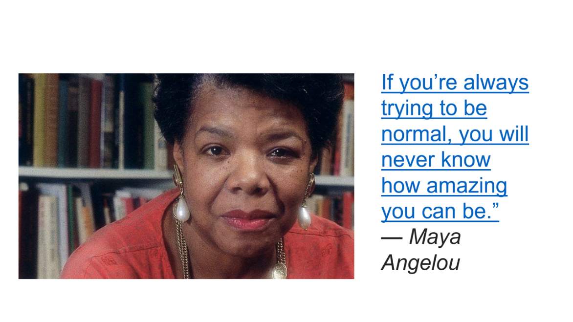 Solve Wisdom Series - Maya Angelou jigsaw puzzle online with 15 pieces