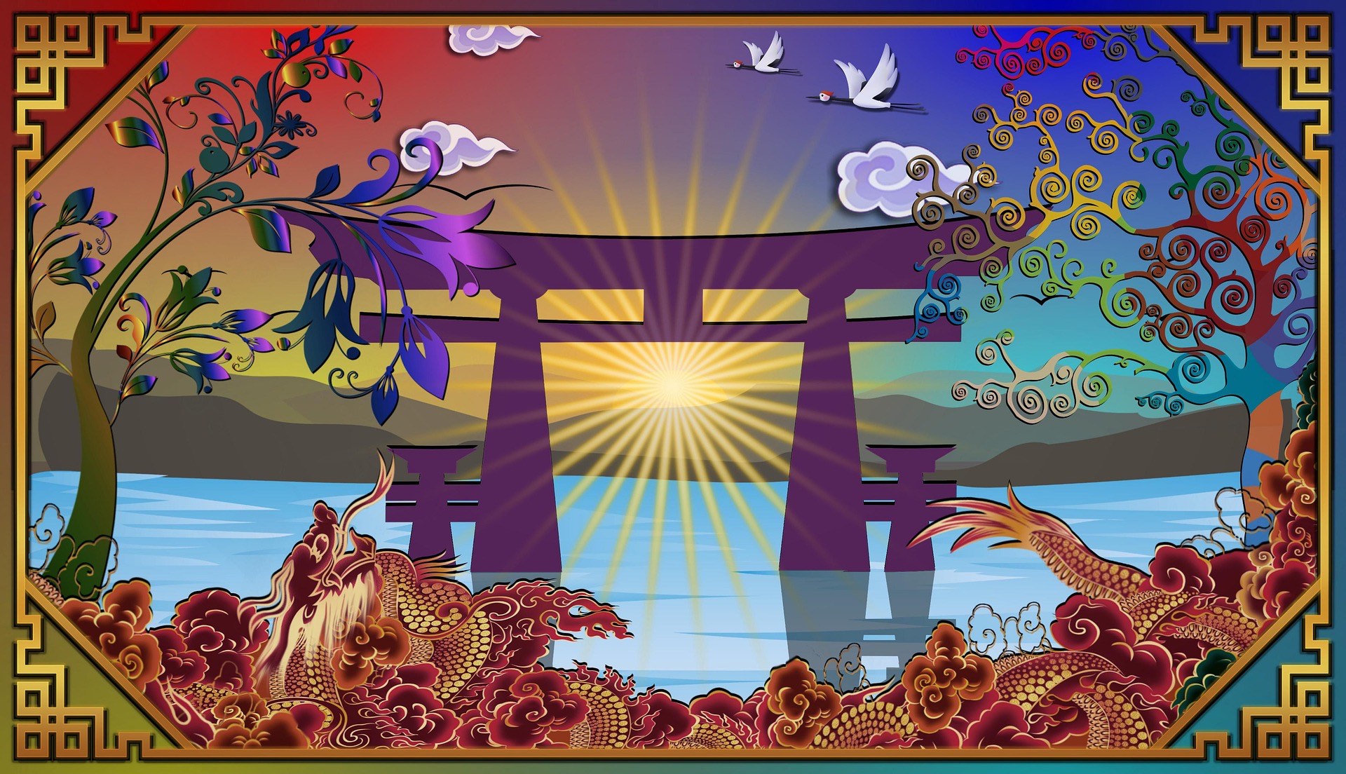 Solve Oriental!! jigsaw puzzle online with 589 pieces