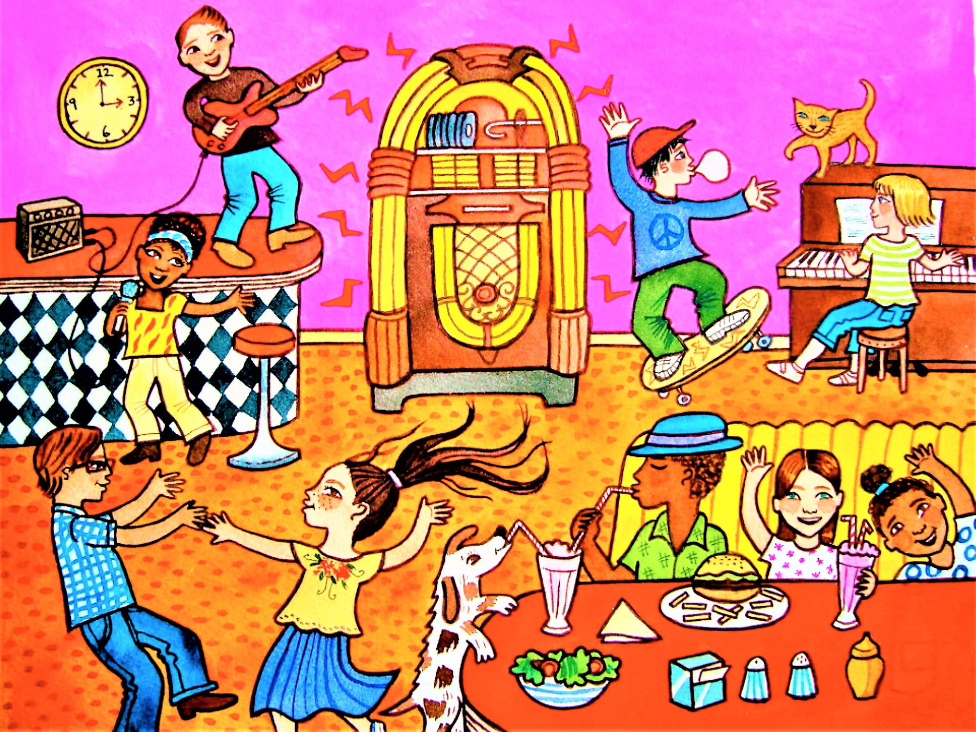 Solve Jukebox jigsaw puzzle online with 352 pieces