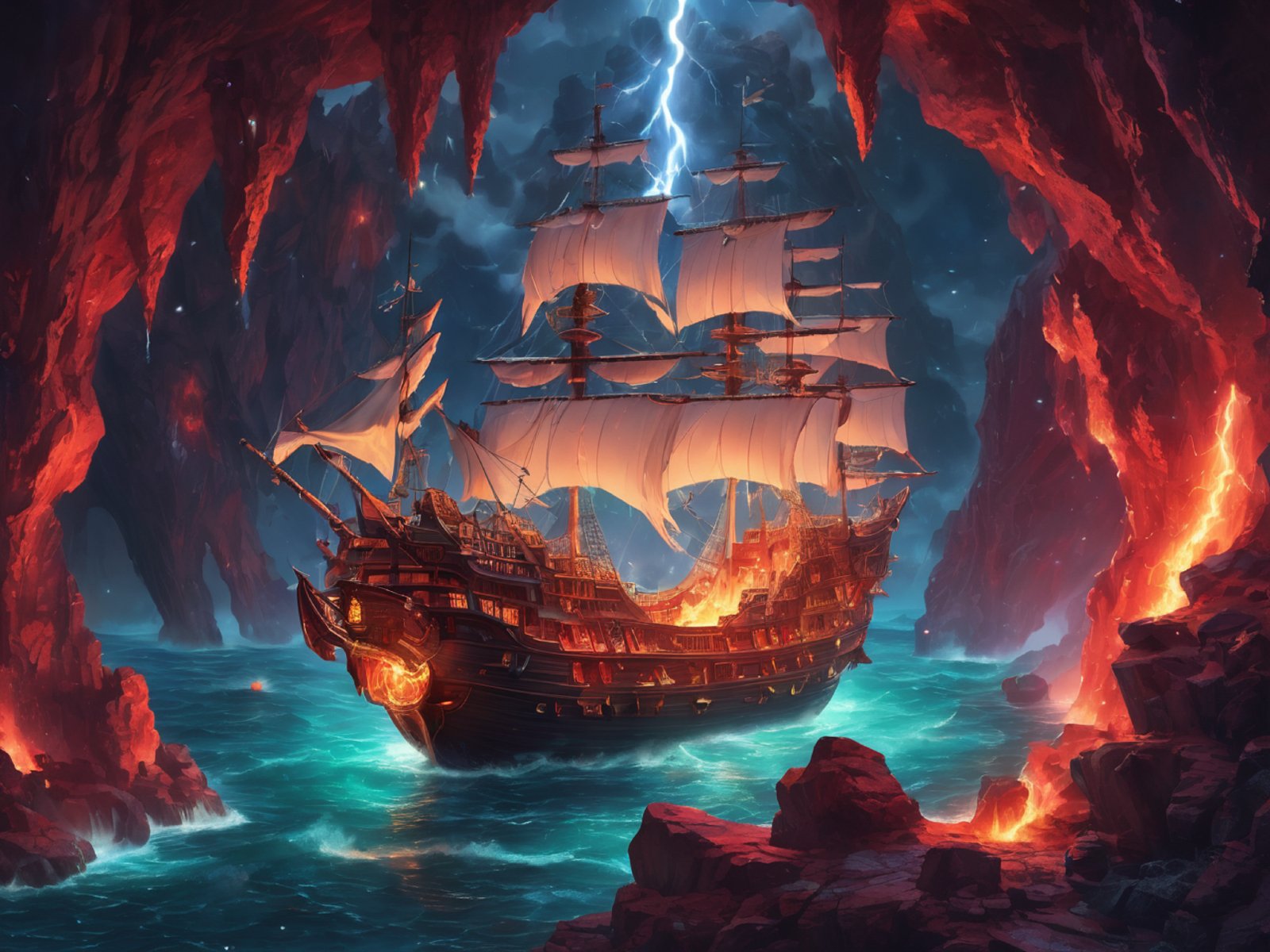 Solve Ghost Ship Navigating Through a Fiery Storm in a Treacherous Sea ...