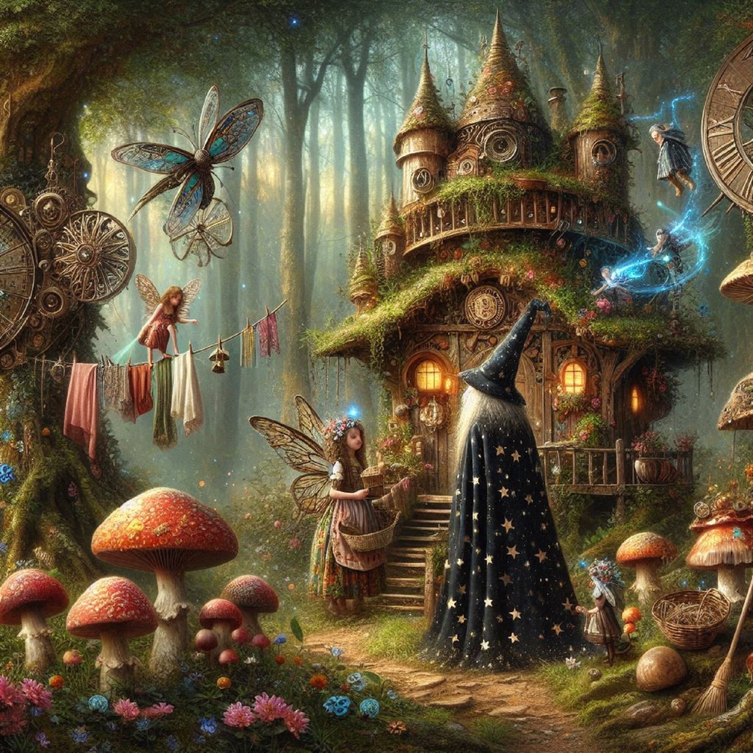 Solve Wizard jigsaw puzzle online with 400 pieces