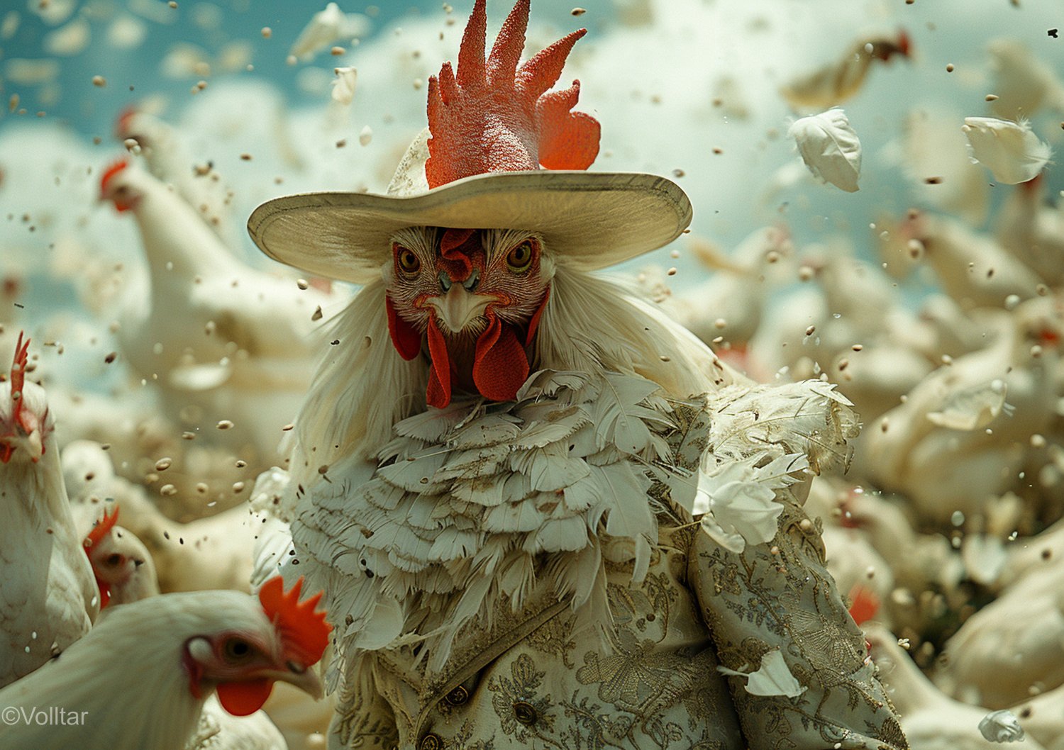 Solve Surreal Sunday 34 - The Chicken Pimp jigsaw puzzle online with 12 ...