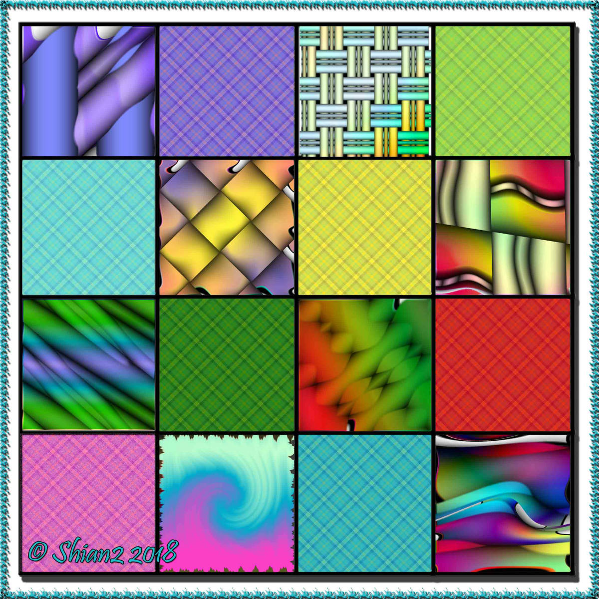 Solve Plaids and Textures jigsaw puzzle online with 225 pieces