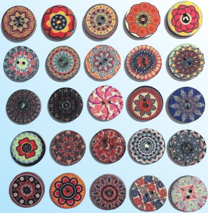 Solve Buttons jigsaw puzzle online with 16 pieces