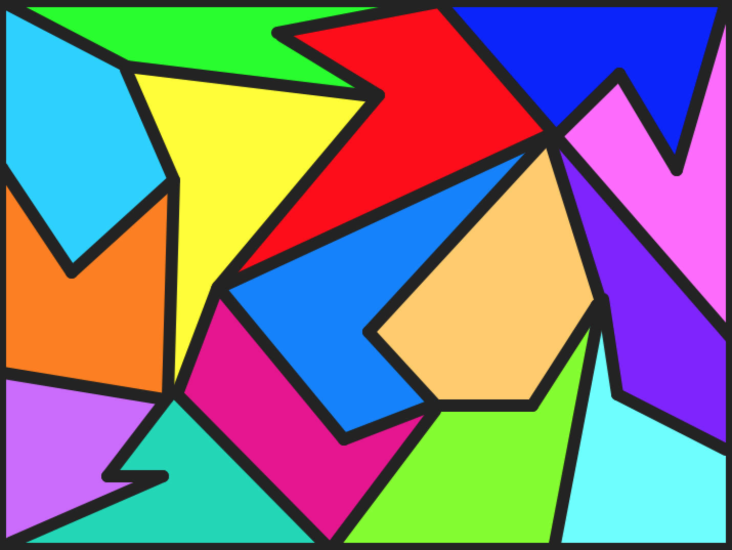 Solve Pentagons jigsaw puzzle online with 391 pieces