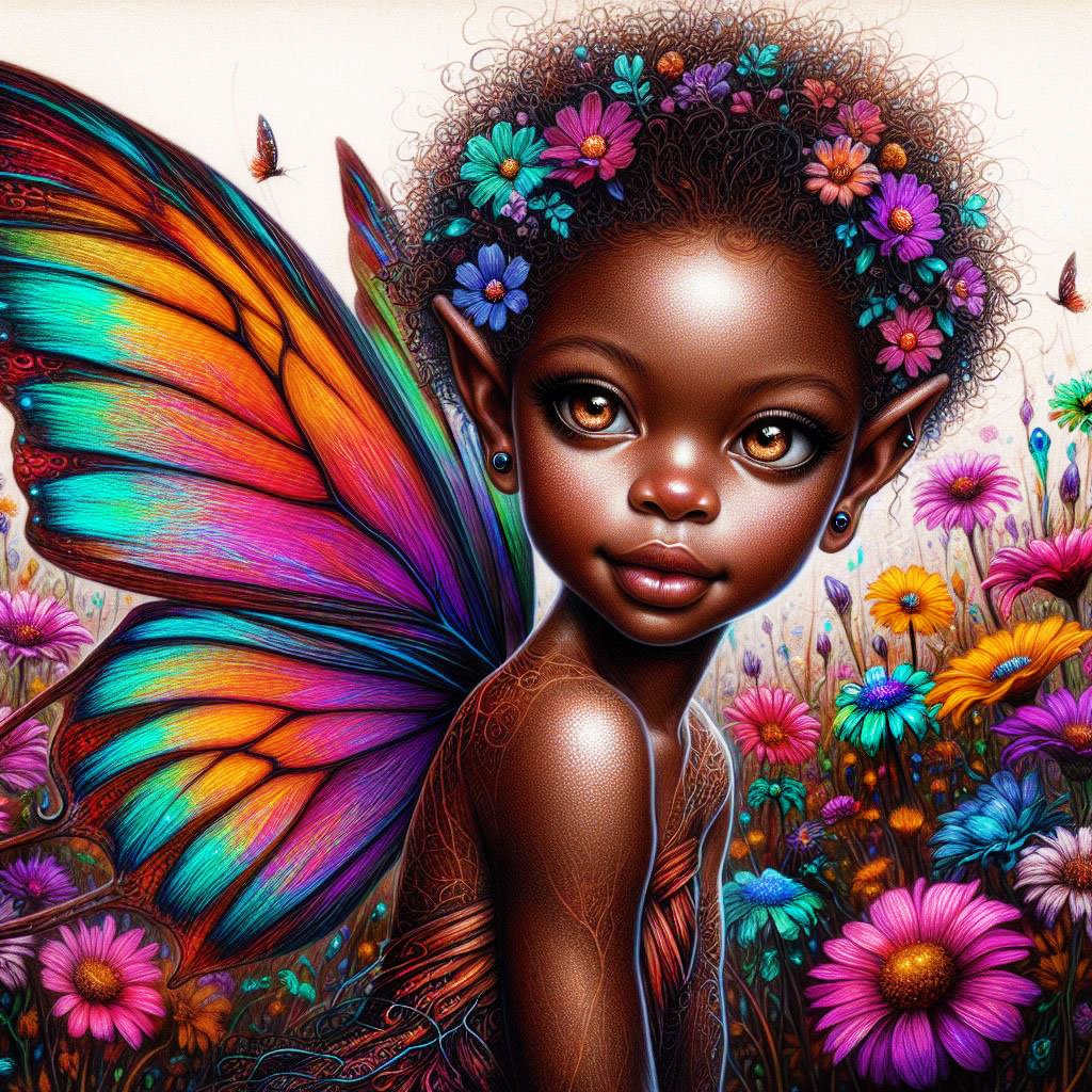 Solve Miracle the adorable pixie jigsaw puzzle online with 64 pieces