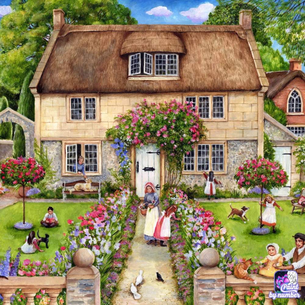 Solve Beautiful cottage - jigsaw puzzle (72 pieces) jigsaw puzzle ...