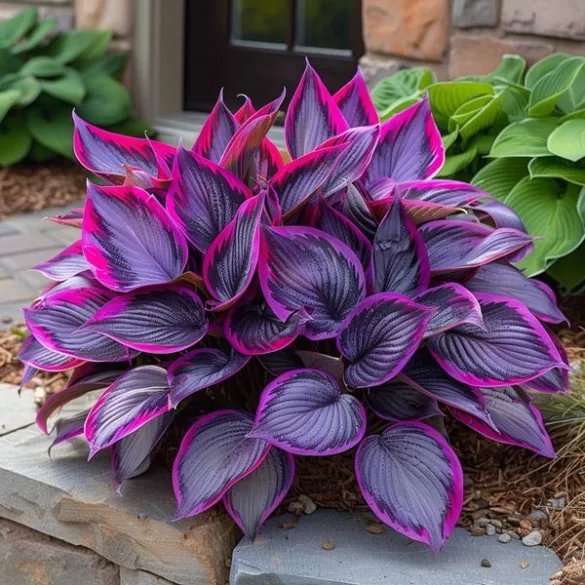 Solve The Enchanting Hosta - Pink and Purple jigsaw puzzle online with ...