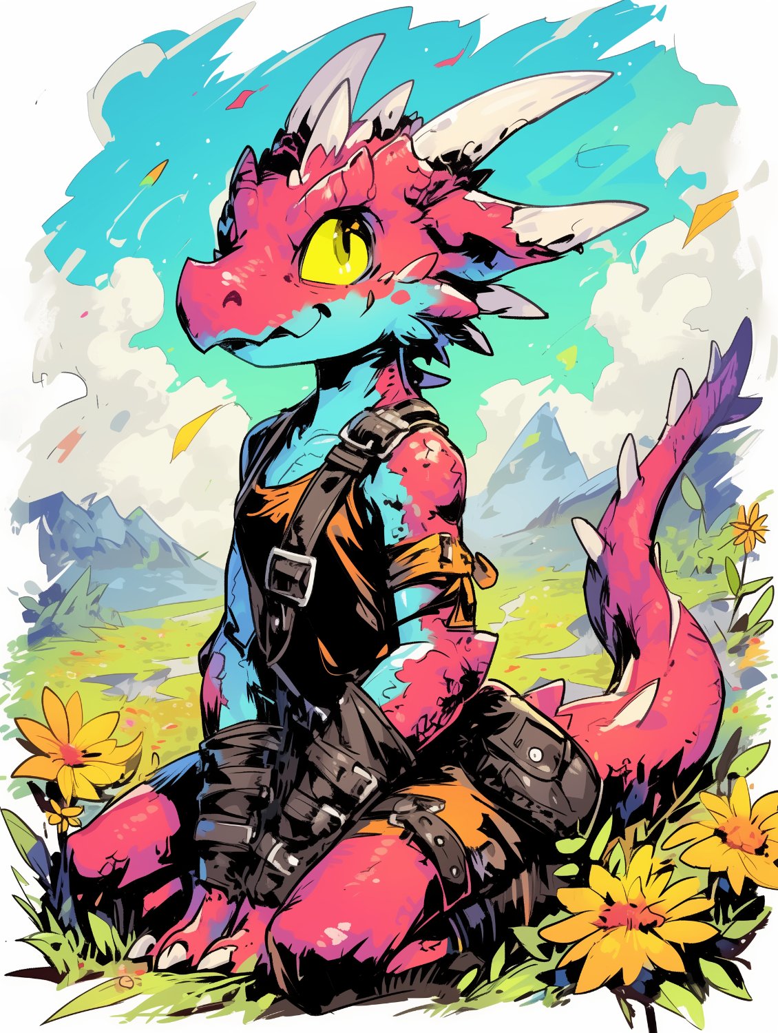 Solve Pink Kobold jigsaw puzzle online with 391 pieces