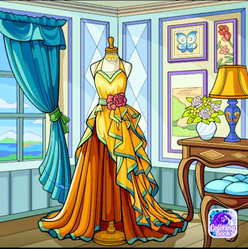 Solve Princess Dress collection 6 jigsaw puzzle online with 100 pieces