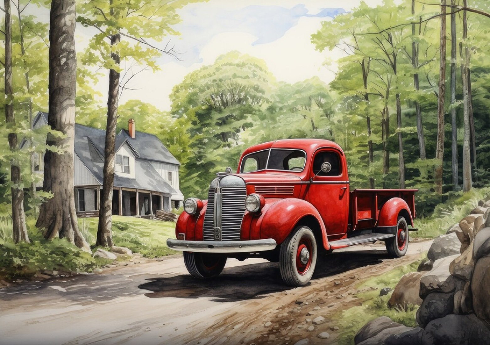 Solve Homestead 6 jigsaw puzzle online with 88 pieces