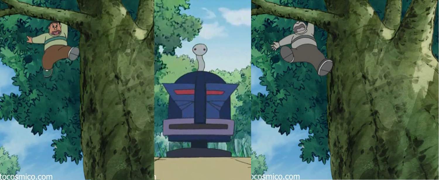 Solve Doraemon Head of the Gorgon jigsaw puzzle online with 55 pieces