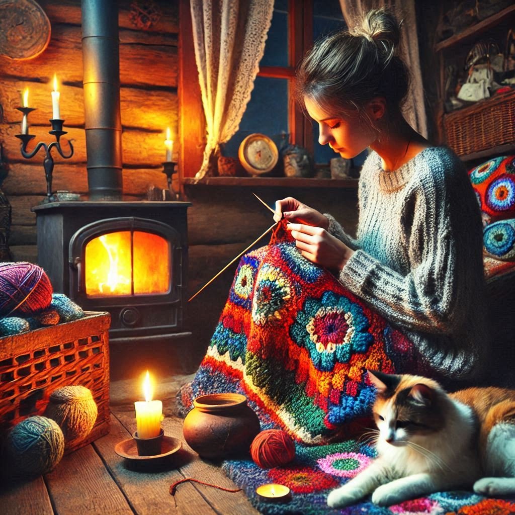 Solve Crochet jigsaw puzzle online with 49 pieces