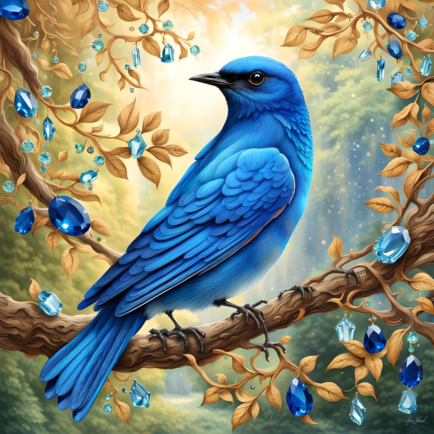 Jigsaw Puzzle | 256 pieces | Bluebird Gems | Jigidi