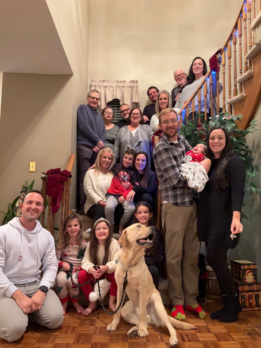 Solve IMG_3642family Christmas photo I have my eye patch on Featuring ...