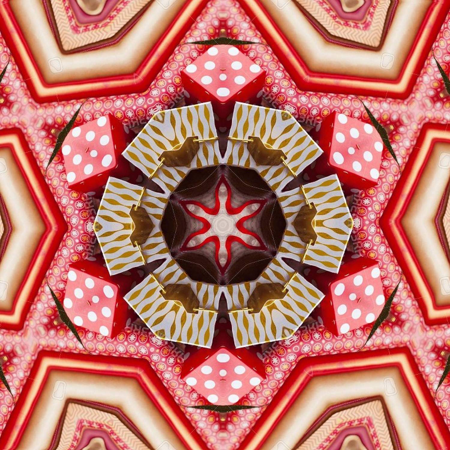 Solve kaleidoscope 219 wrapping paper 2 very large jigsaw puzzle online ...