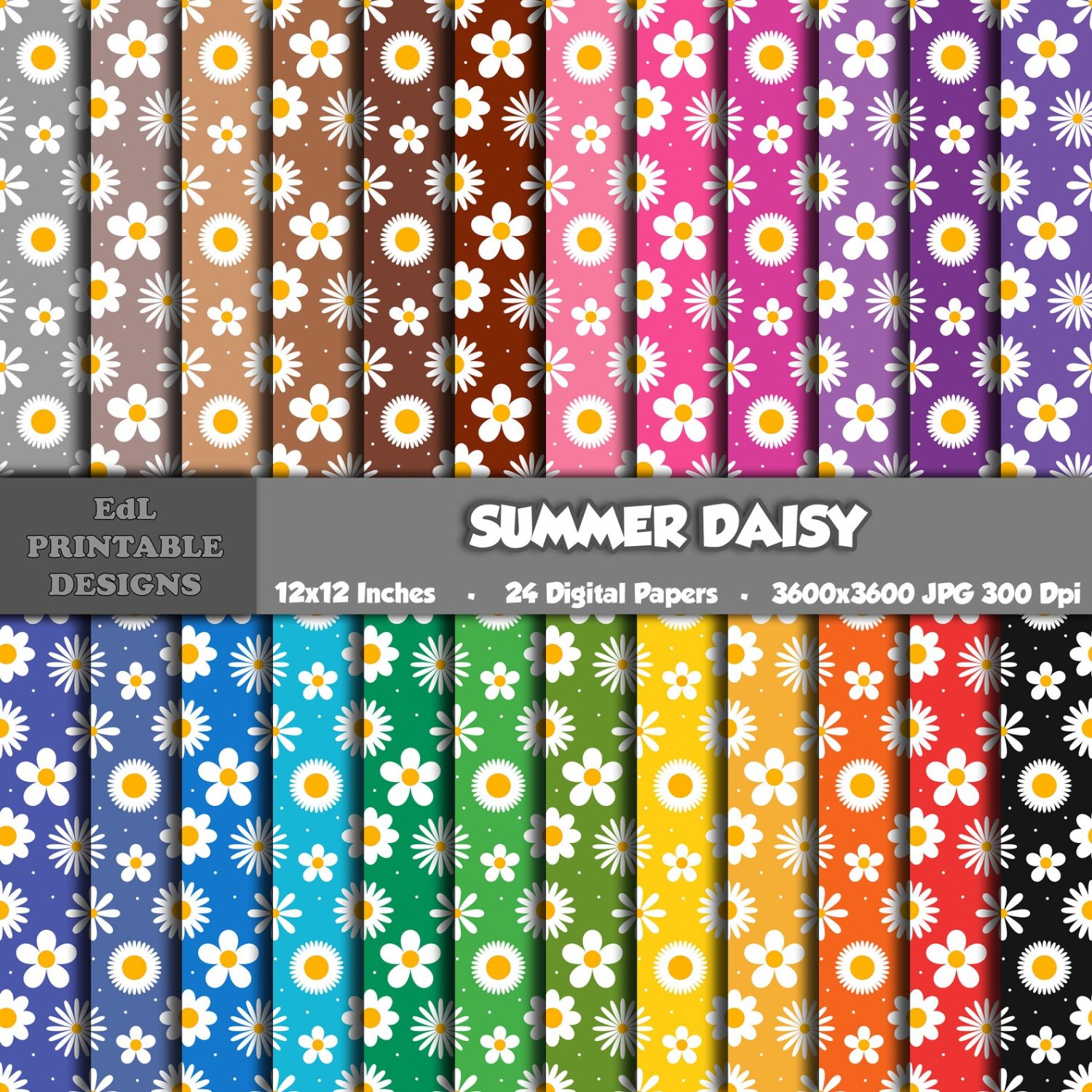 Solve Summer Daisy jigsaw puzzle online with 100 pieces