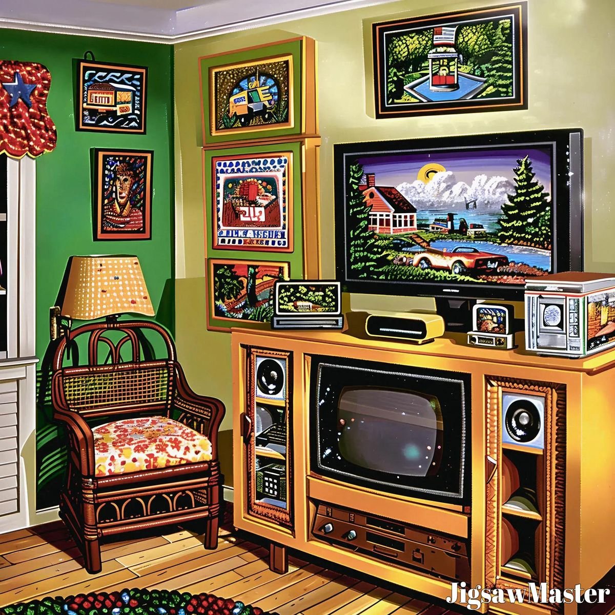 Jigsaw Puzzle | 121 pieces | Television of the 1950s | Jigidi