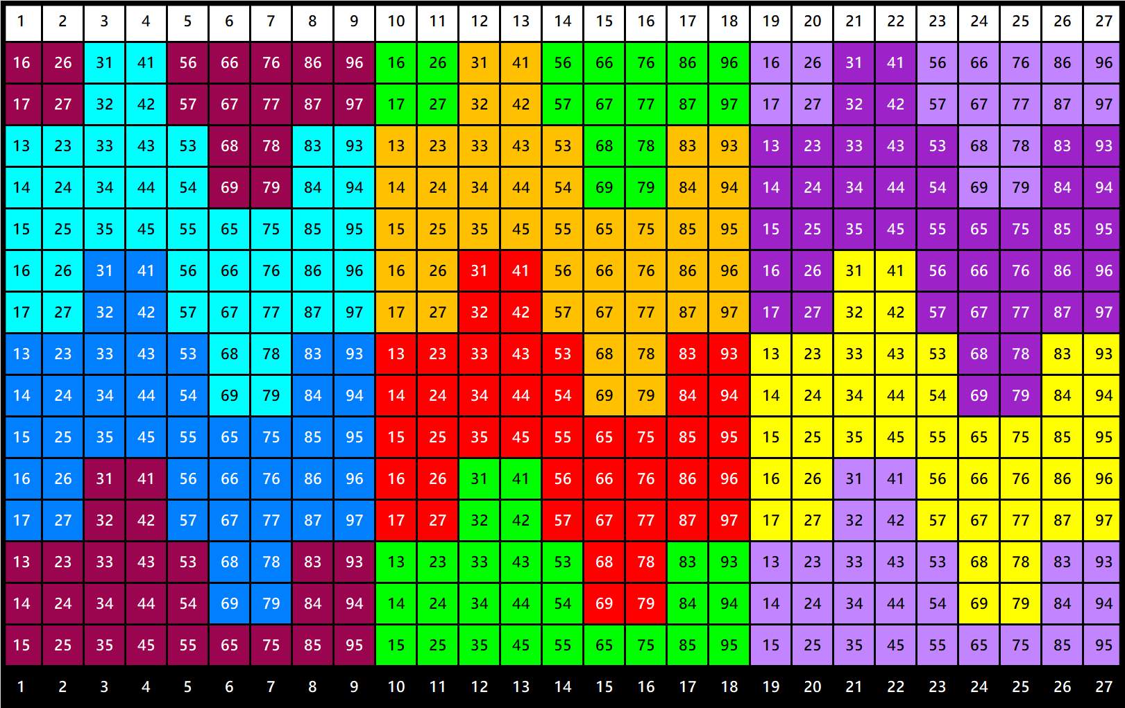 Solve Number 1290 tessellation 459 jigsaw puzzle online with 459 pieces