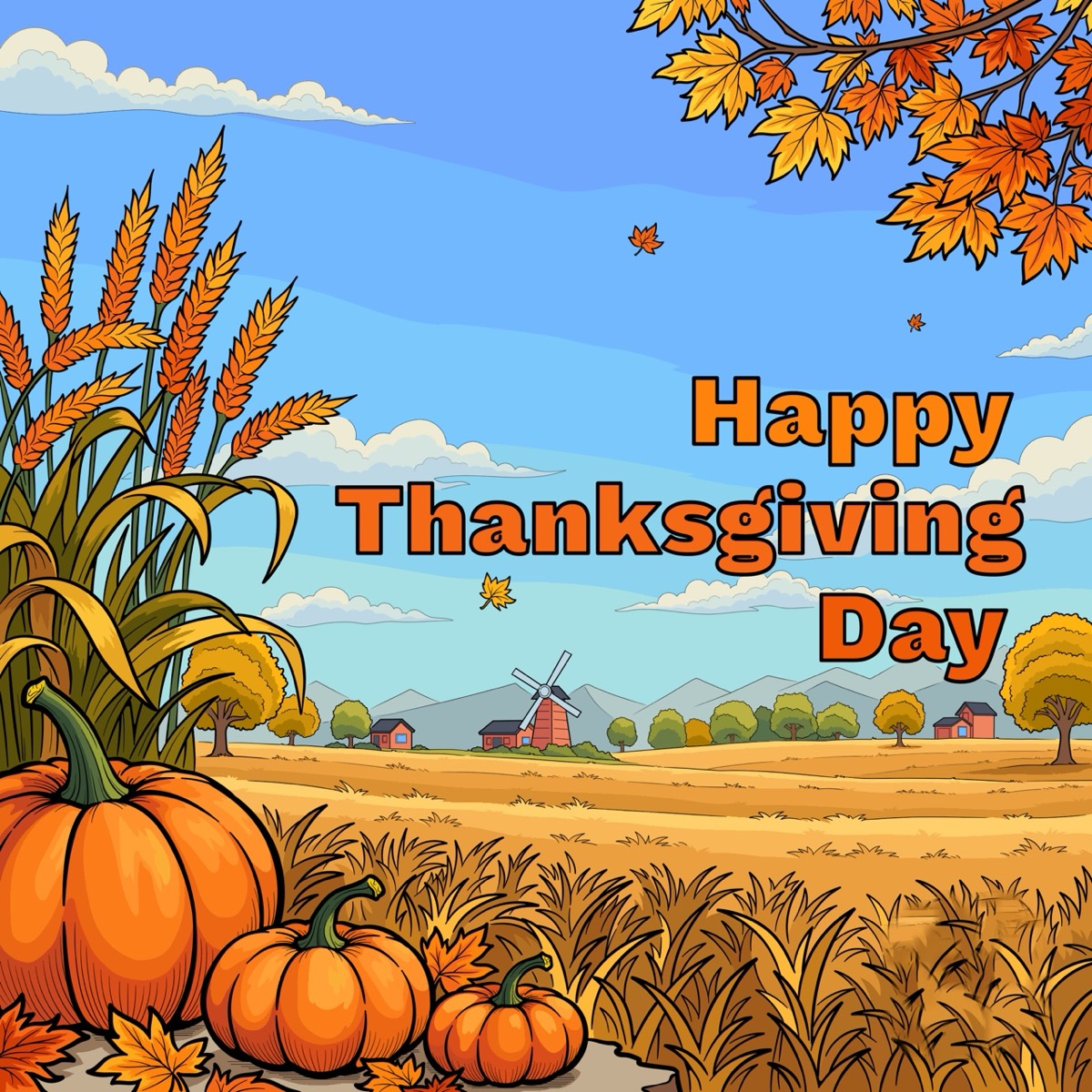 Solve Happy Thanksgiving! jigsaw puzzle online with 144 pieces