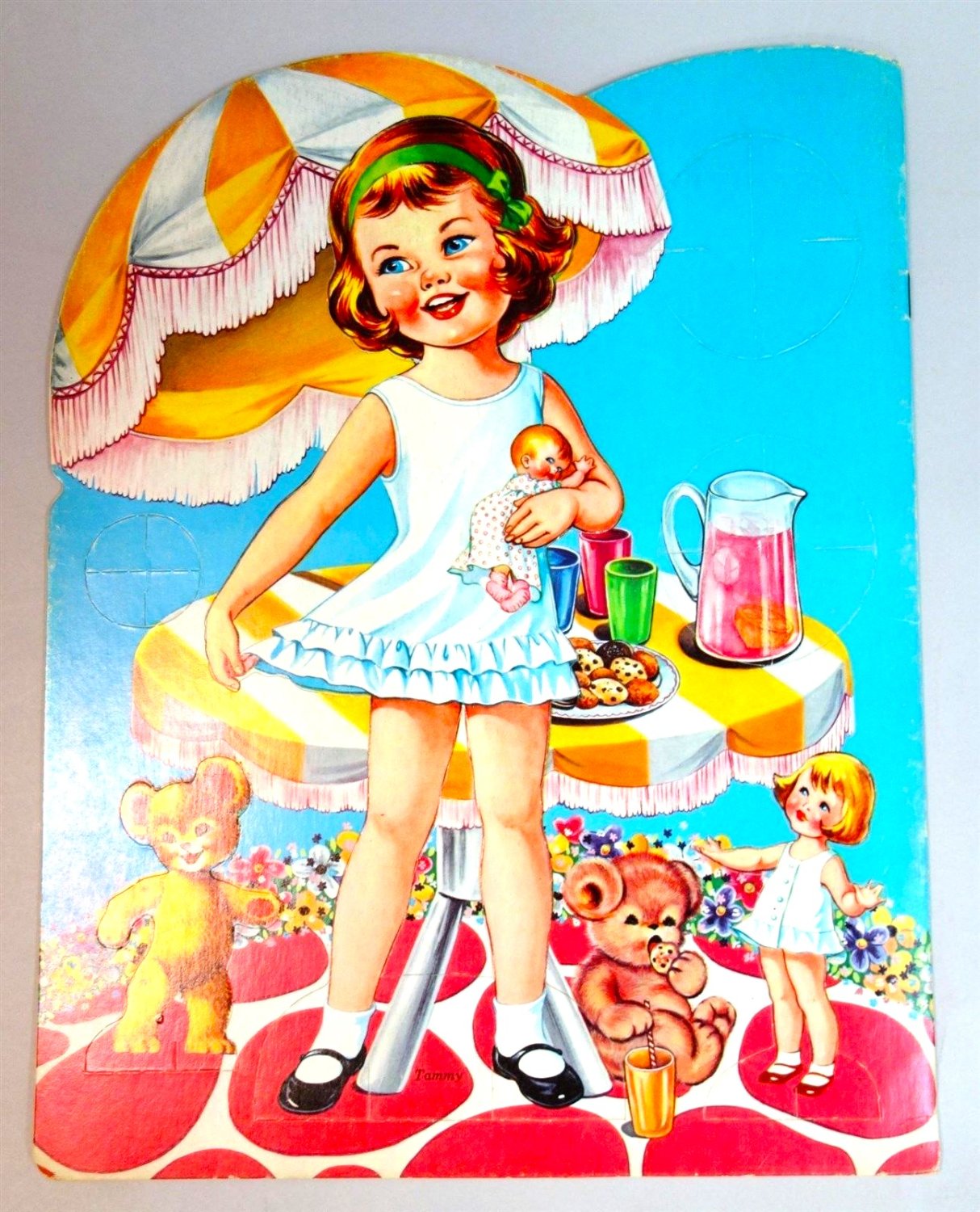 Solve Themes Vintage illustrations/pictures - Sweet Paper Doll jigsaw ...