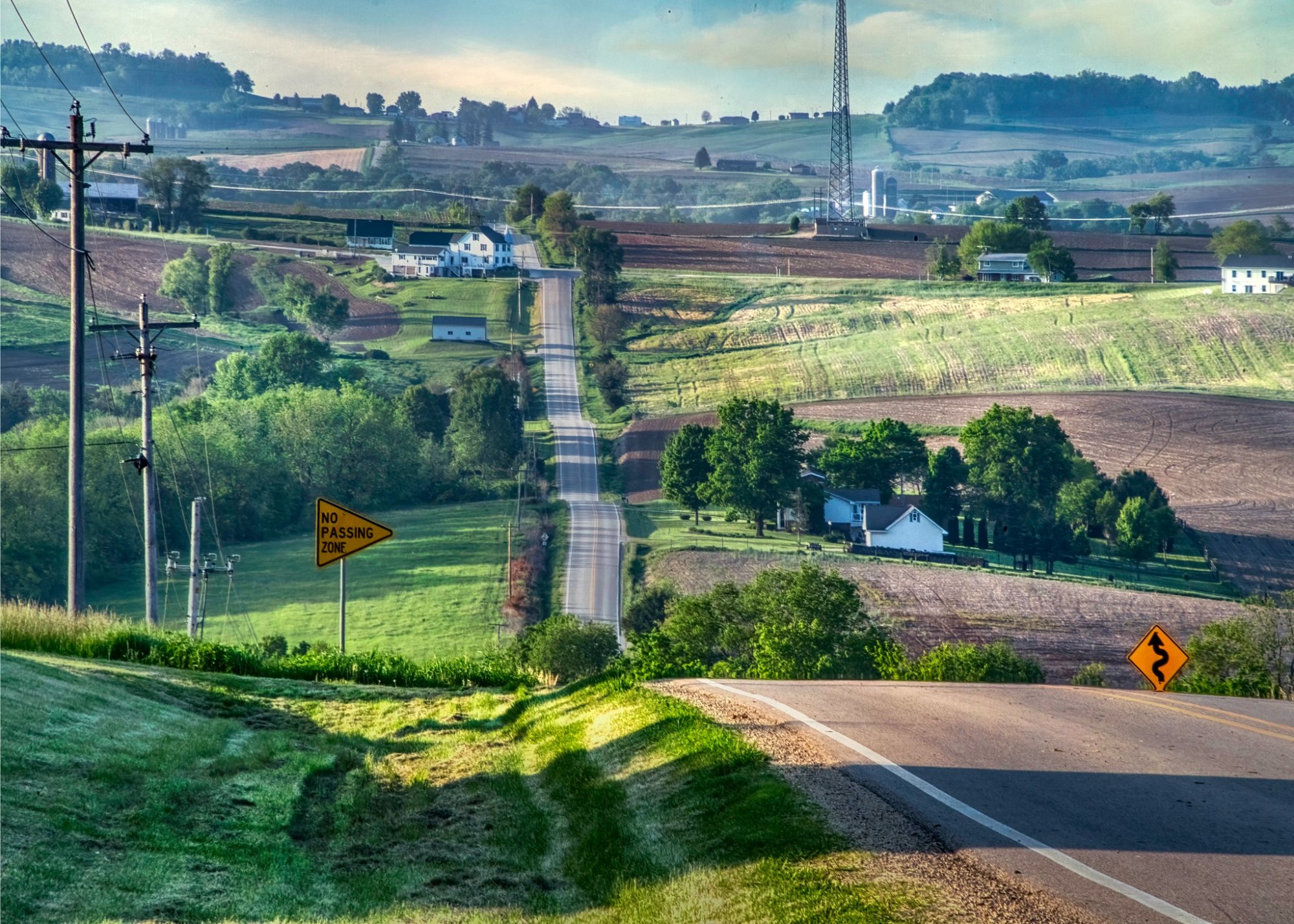 Solve Five Points Road-Dubuque County Iowa jigsaw puzzle online with ...