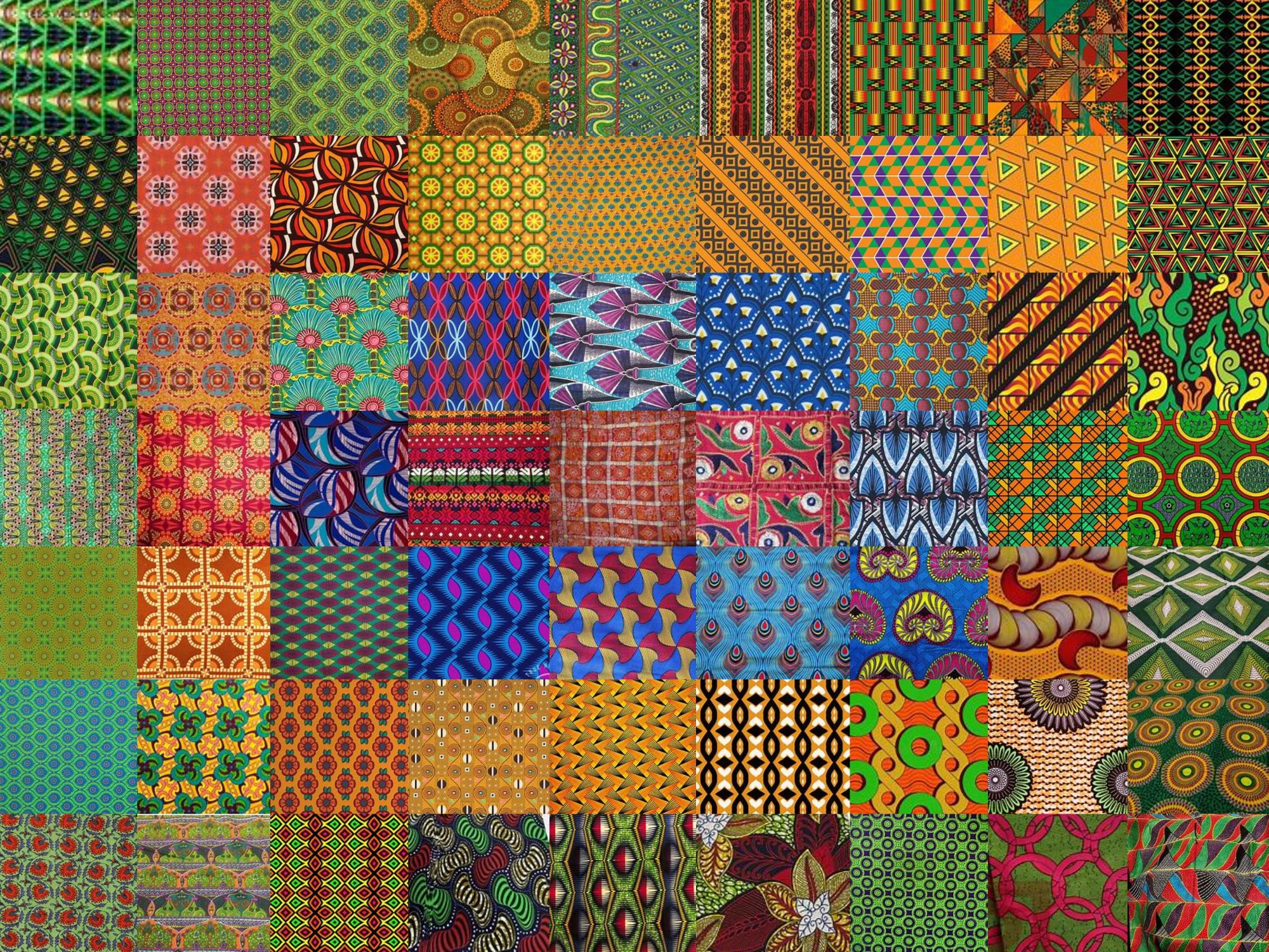 Solve Bunch of patterns 9 jigsaw puzzle online with 594 pieces
