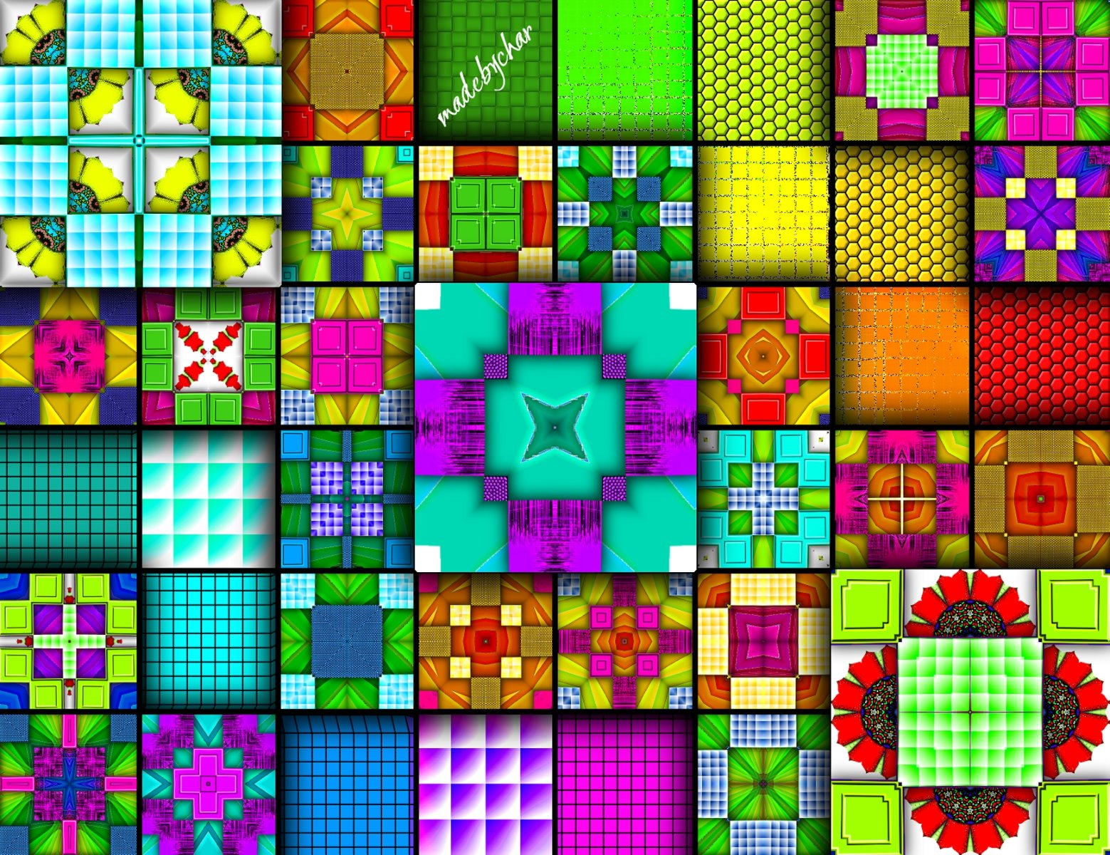 Solve Wanna count the Squares... jigsaw puzzle online with 48 pieces