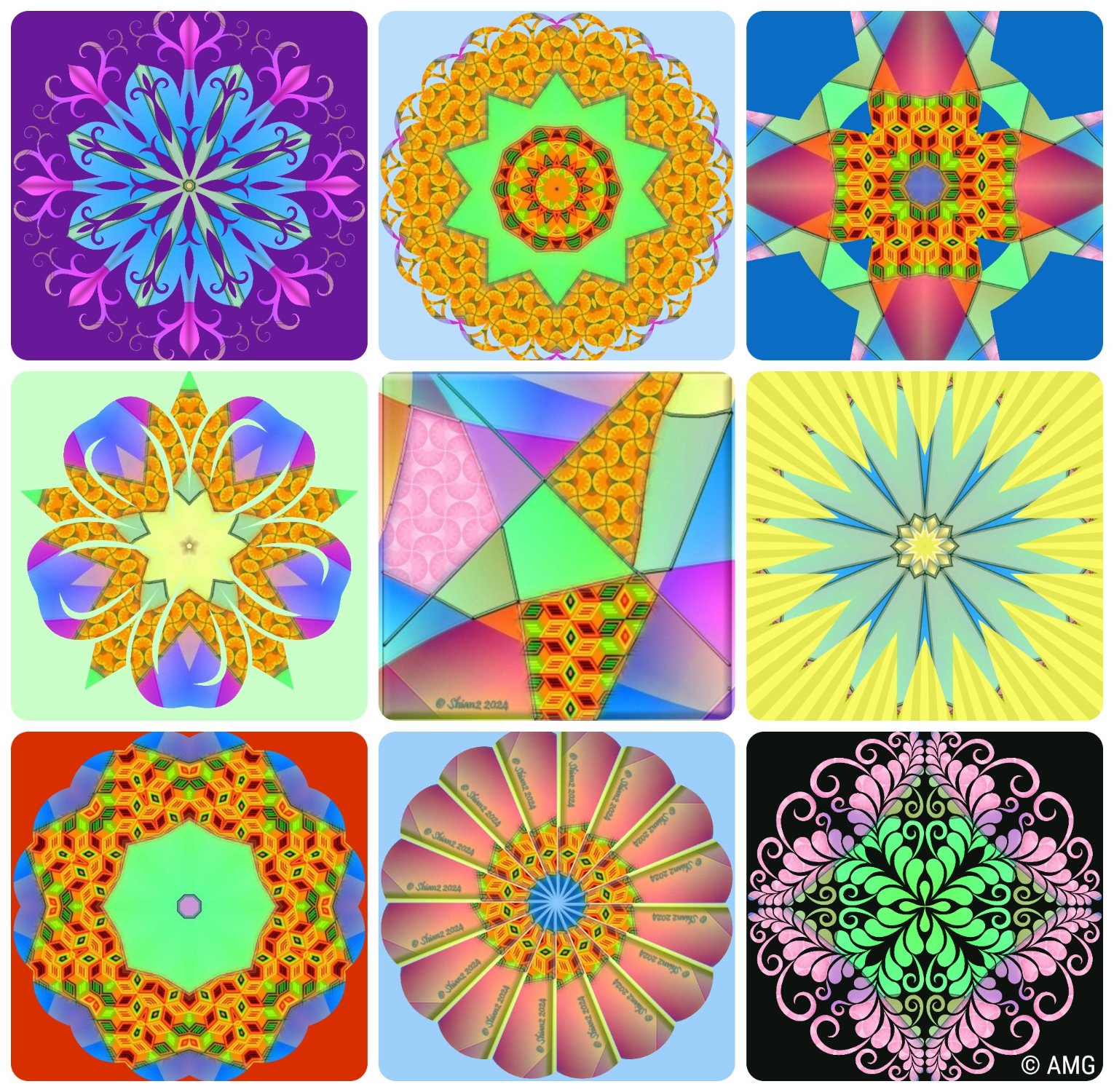 Solve Shirley's Fragments Recycled jigsaw puzzle online with 600 pieces