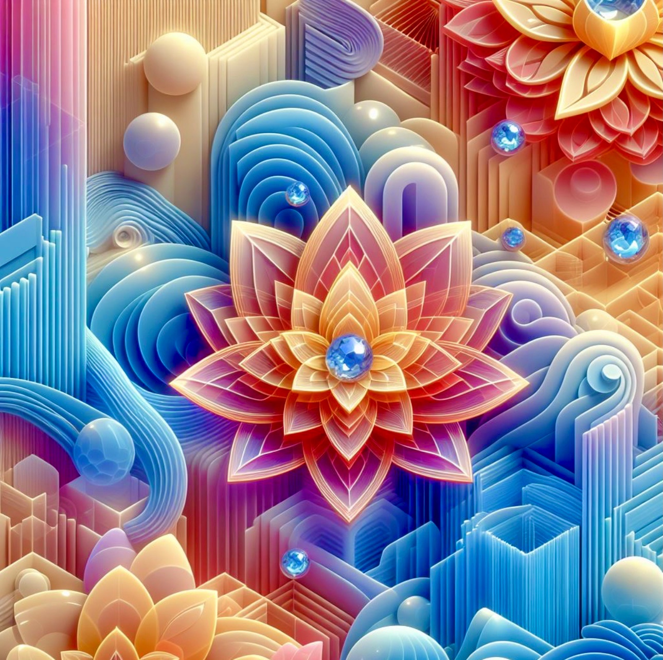 Solve Layers & Shades jigsaw puzzle online with 64 pieces